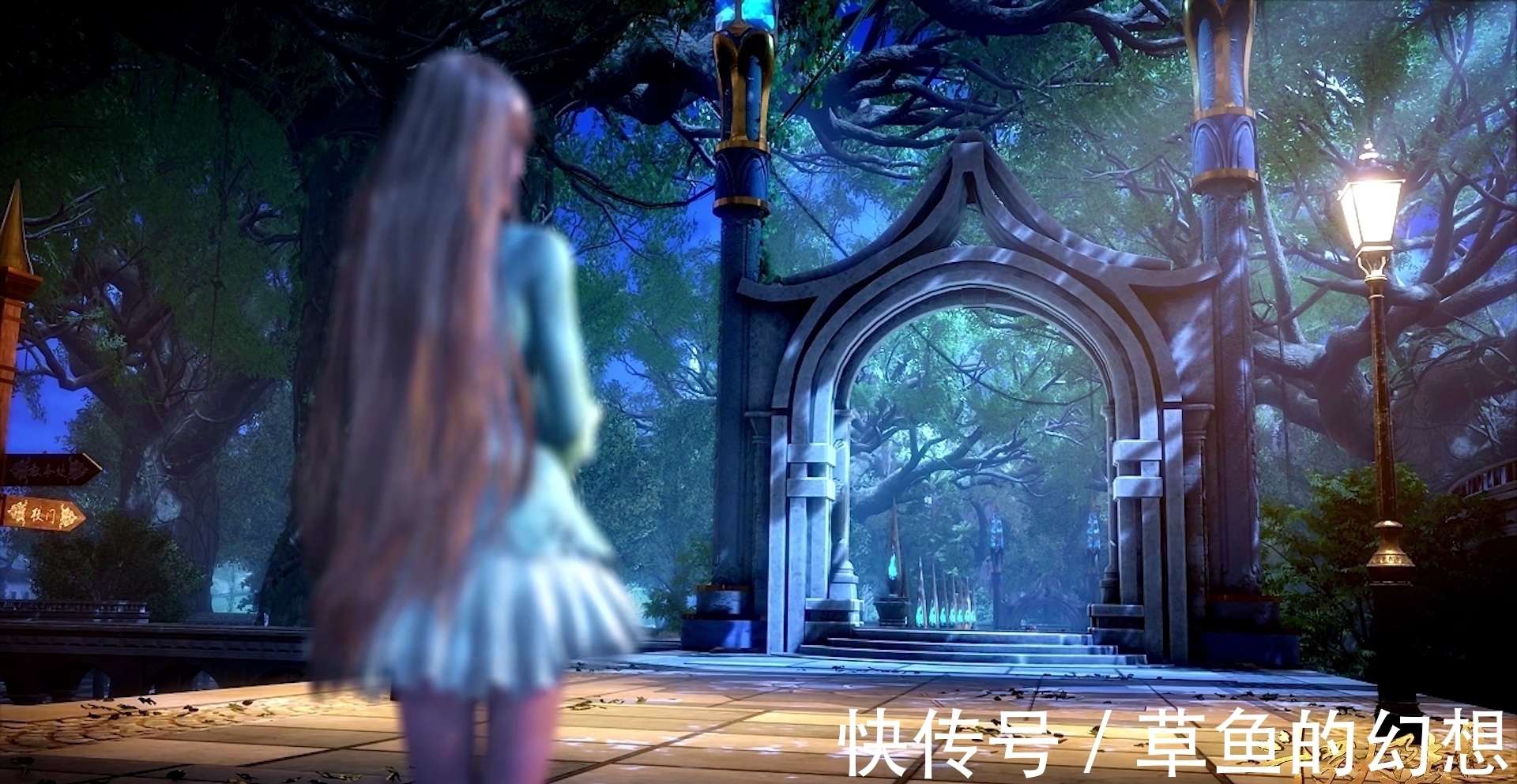 斗罗大陆：宁荣荣长裙开叉秀美腿，想不到荣荣也能够这么美_【快资讯】