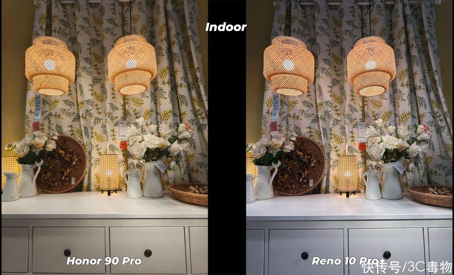 荣耀90Pro和OPPOReno10Pro+拍照对比：2亿像素和5000万差距真大_【快资讯】
