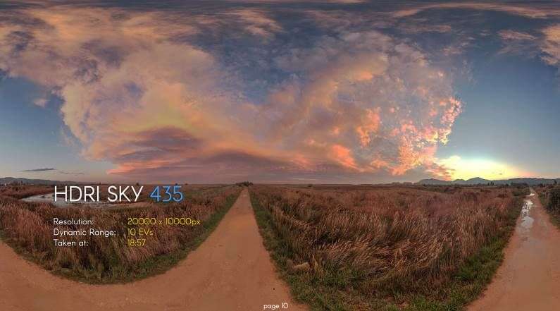 hdr天空环境贴图HDRI Skies – pack 22_【快资讯】