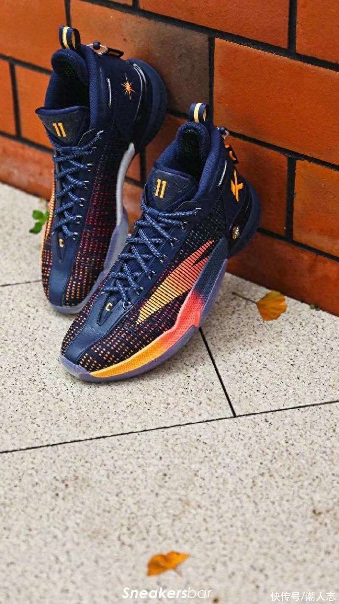 ANTA KT9「湾区魅影」来袭，深蓝色与橘色的碰撞，擦出帅气火花