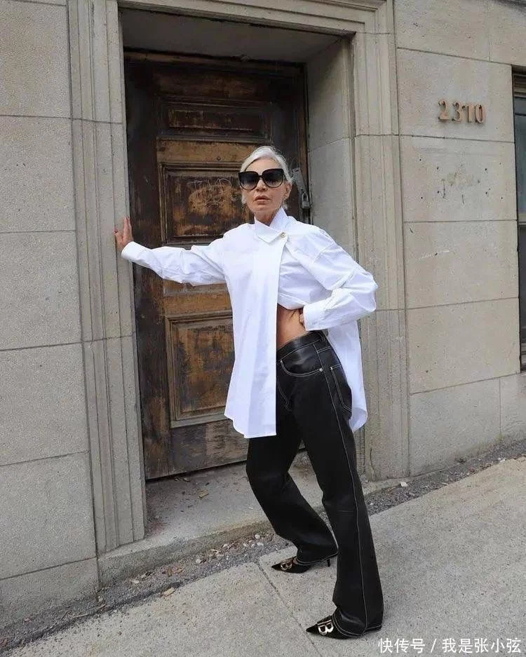 56岁的她，穿得比26岁的姑娘更洋气，忘记了年龄的时髦，更惊艳 -6park.com