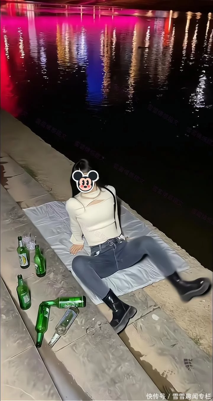 女子躺在河边借酒消愁，路过的男子上前交谈：实在不行就嫁给我 -6parkbbs.com